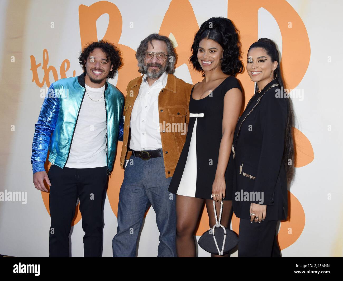 Los Angeles, CA, April 12, 2022, Anthony Ramos, Marc Maron, Zazie Beetz ...