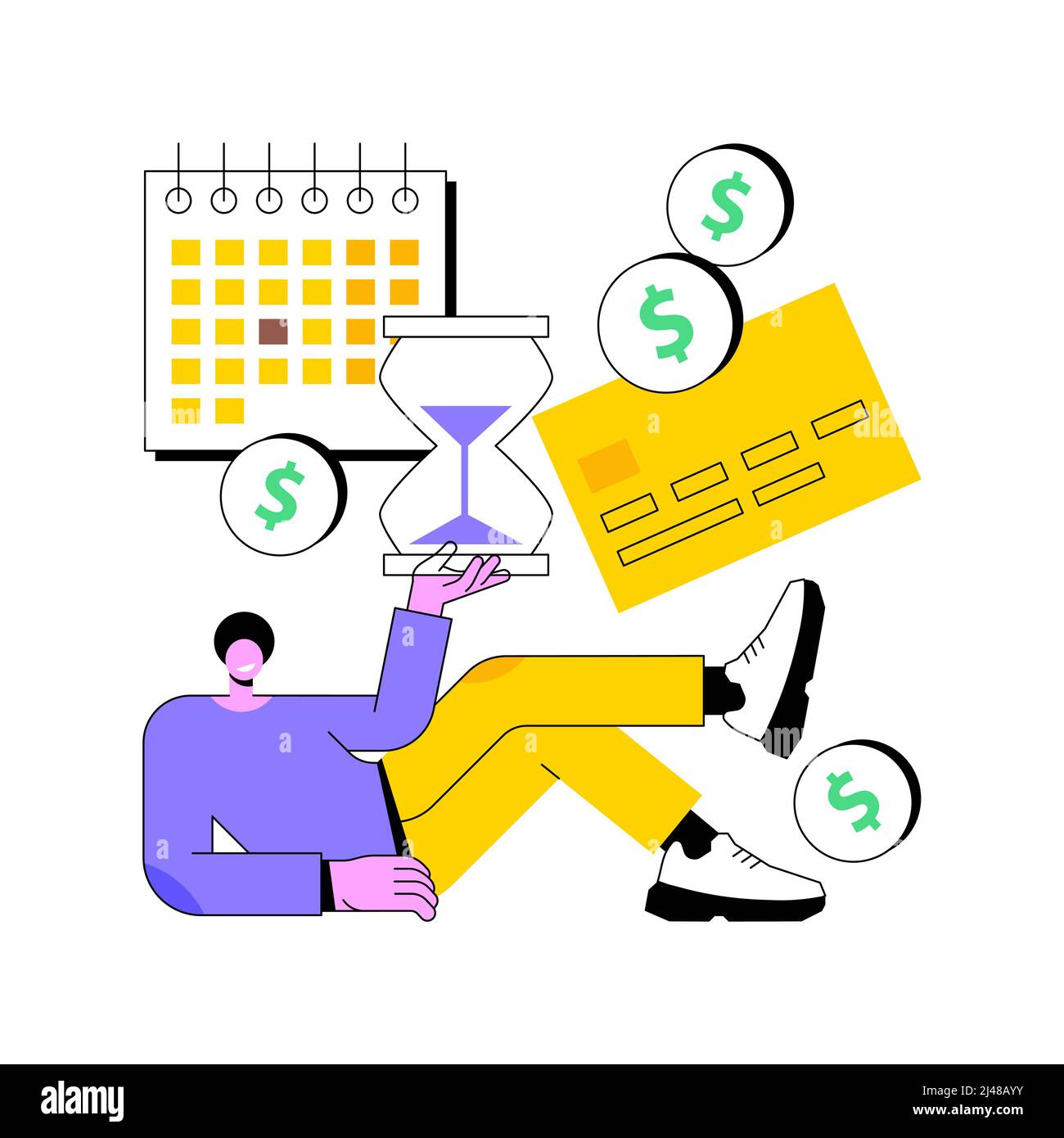 Installment plan Stock Vector Images - Alamy