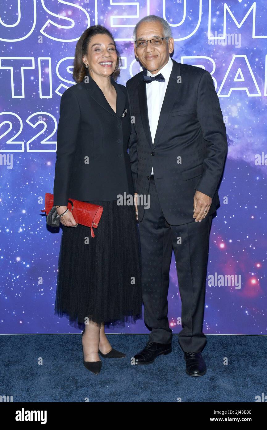 New York, USA. 12th Apr, 2022. Honorees Saundra Williams-Cornwell and W ...