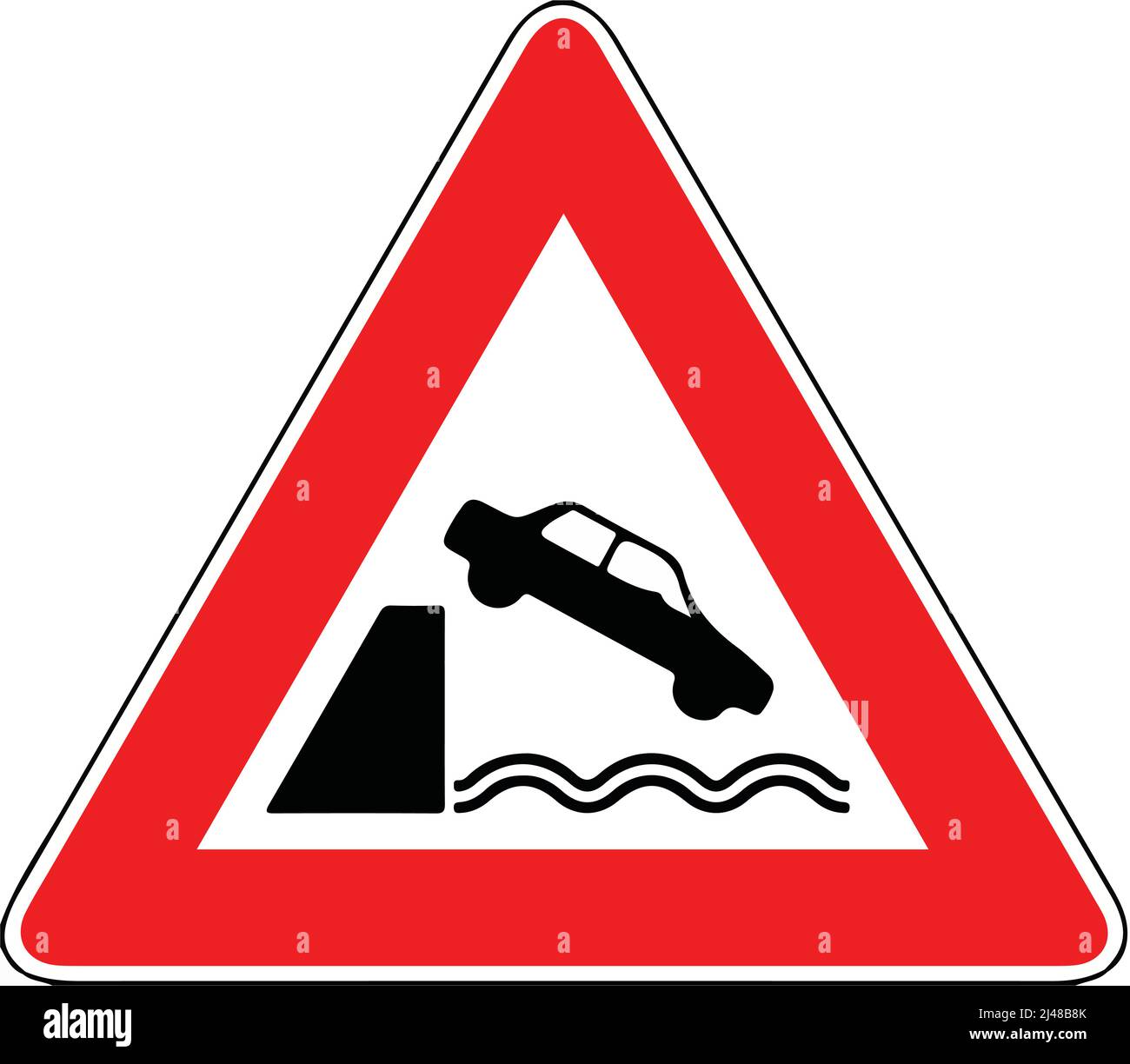Street DANGER Sign. Road Information Symbol Stock Vector Image & Art ...