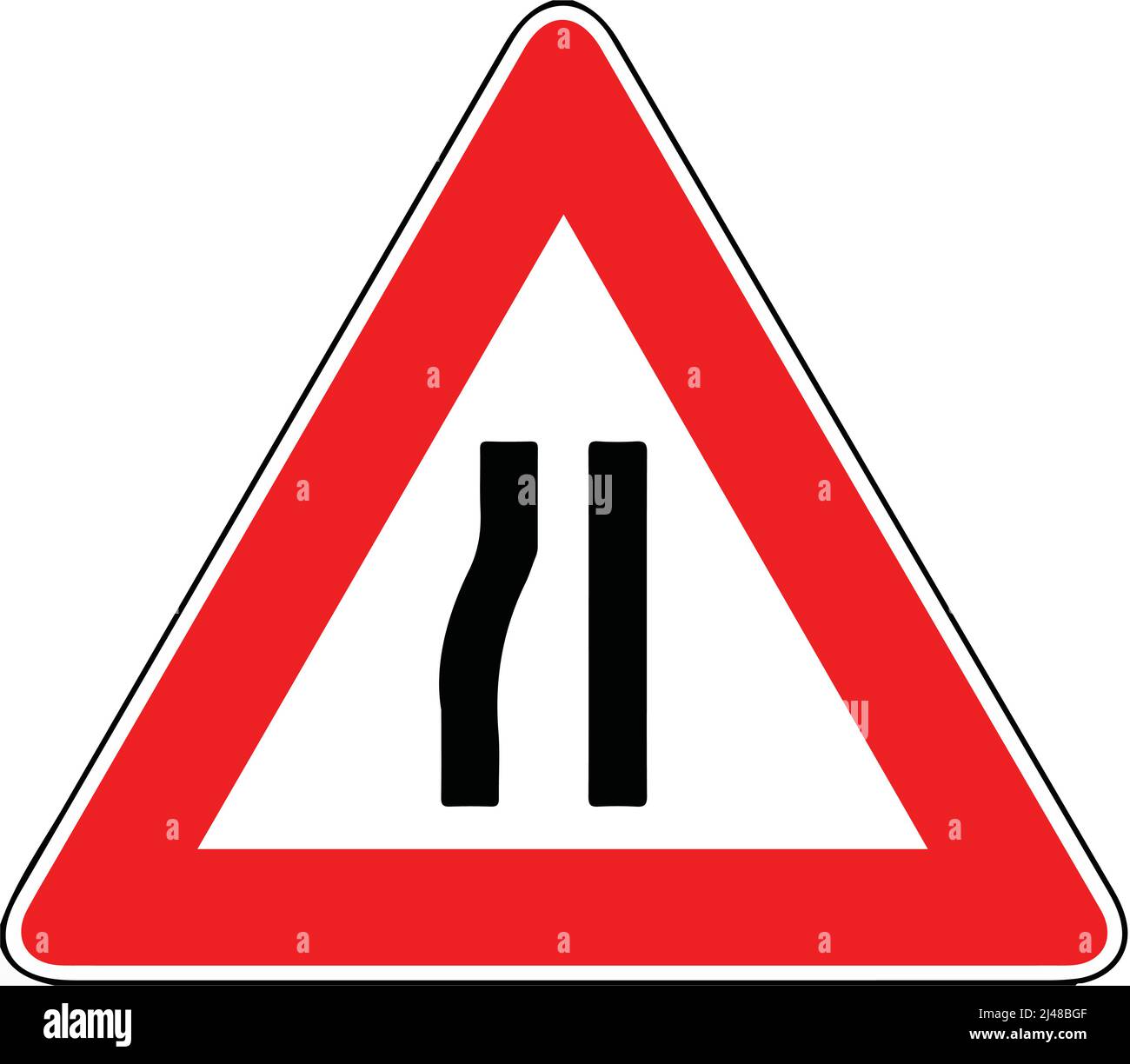 Street DANGER Sign. Road Information Symbol Stock Vector Image & Art ...