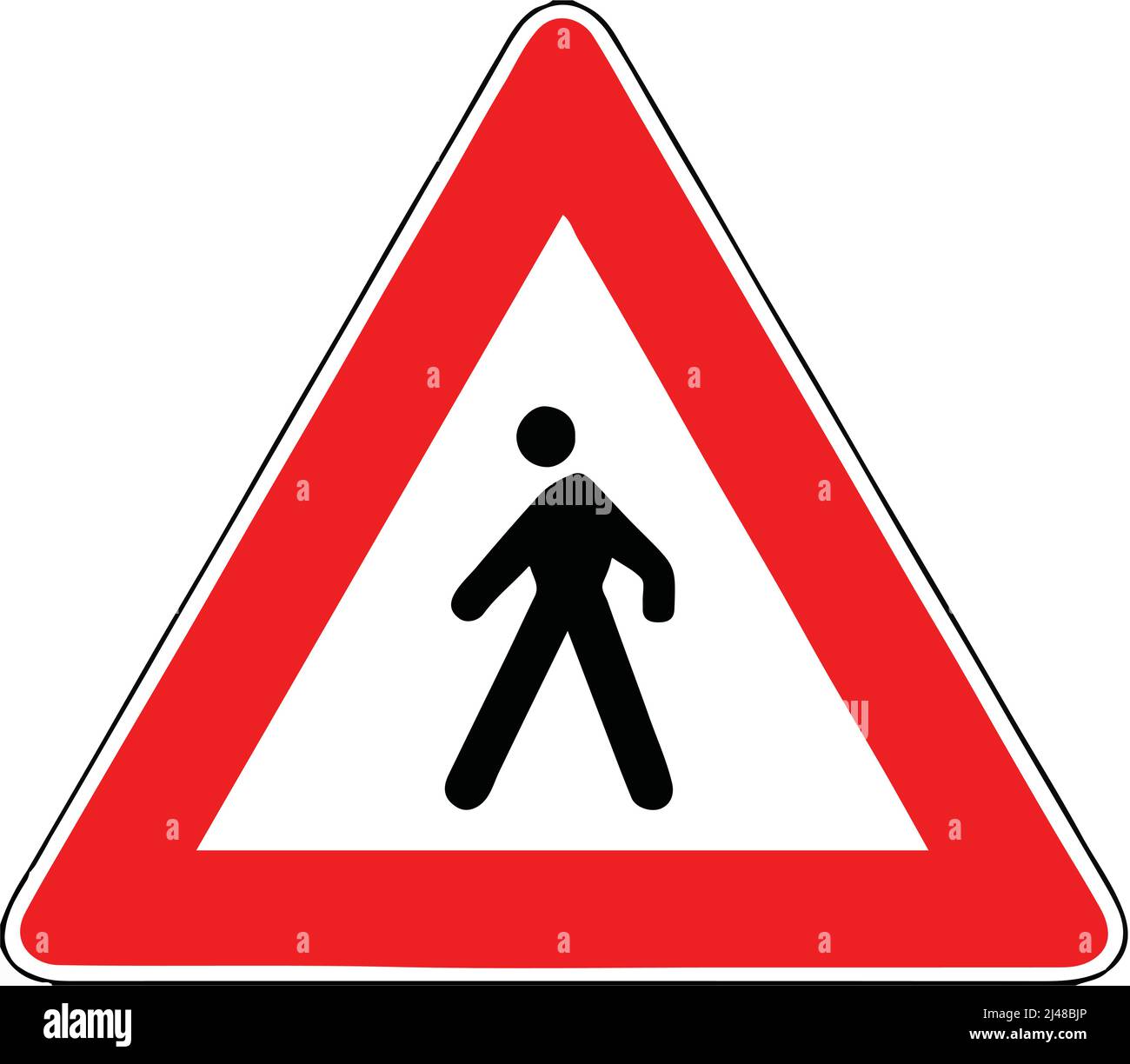 Street DANGER Sign. Road Information Symbol Stock Vector Image & Art ...