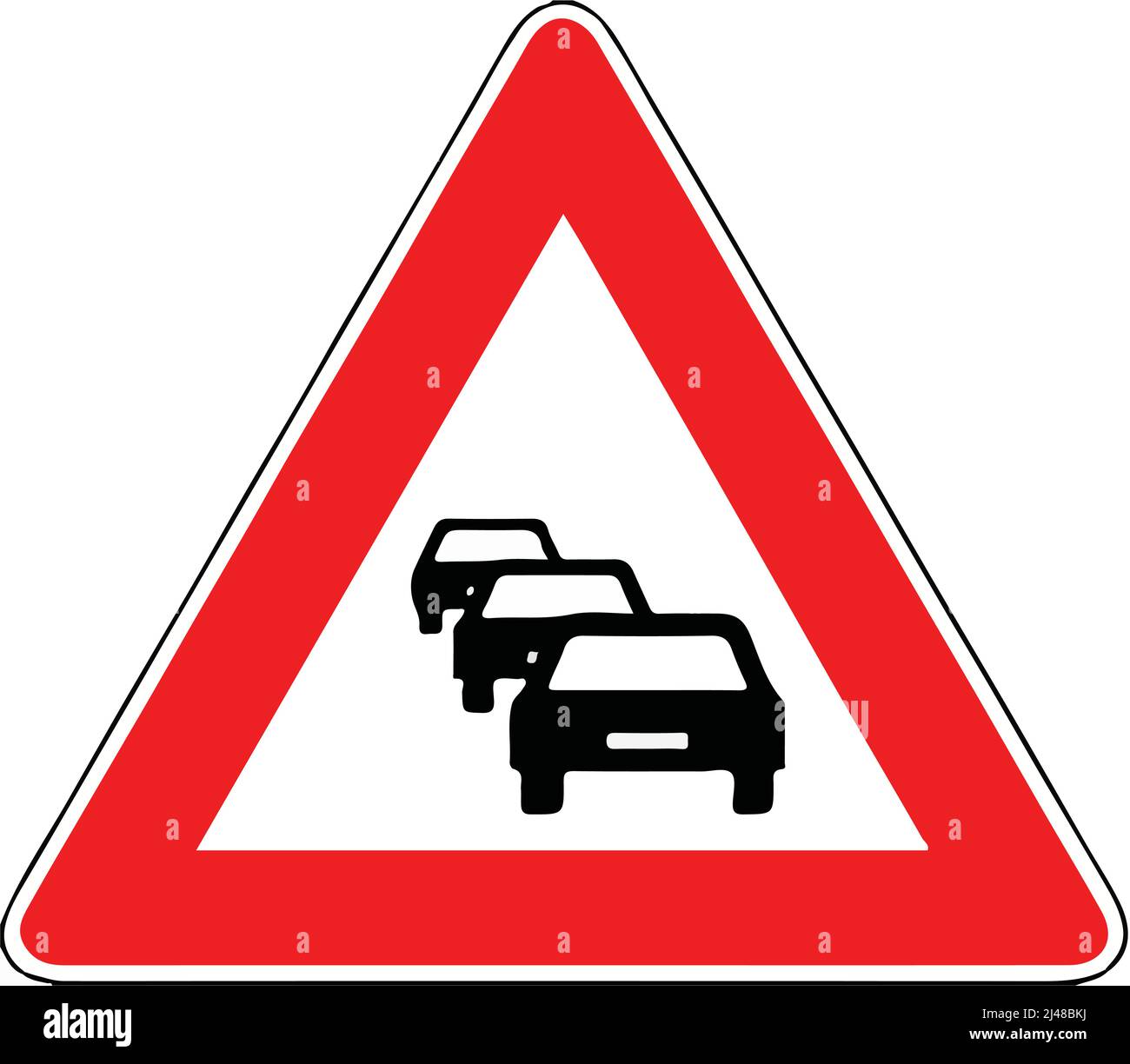 Street DANGER Sign. Road Information Symbol Stock Vector Image & Art ...