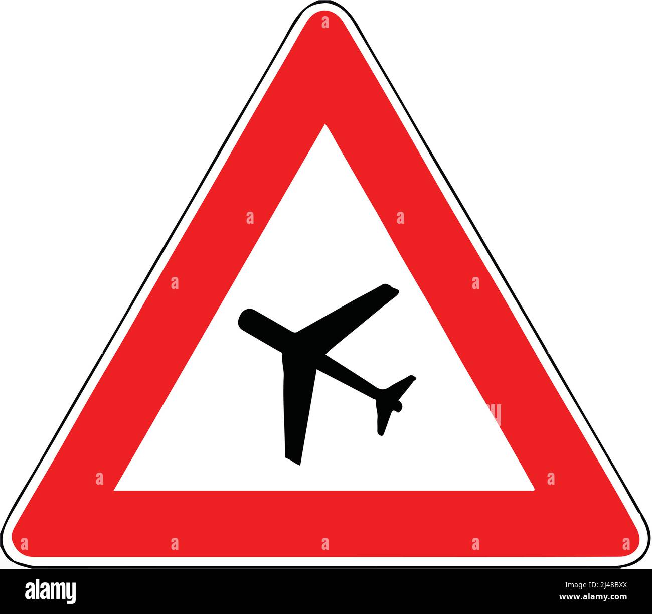 Street DANGER Sign. Road Information Symbol Stock Vector Image & Art ...