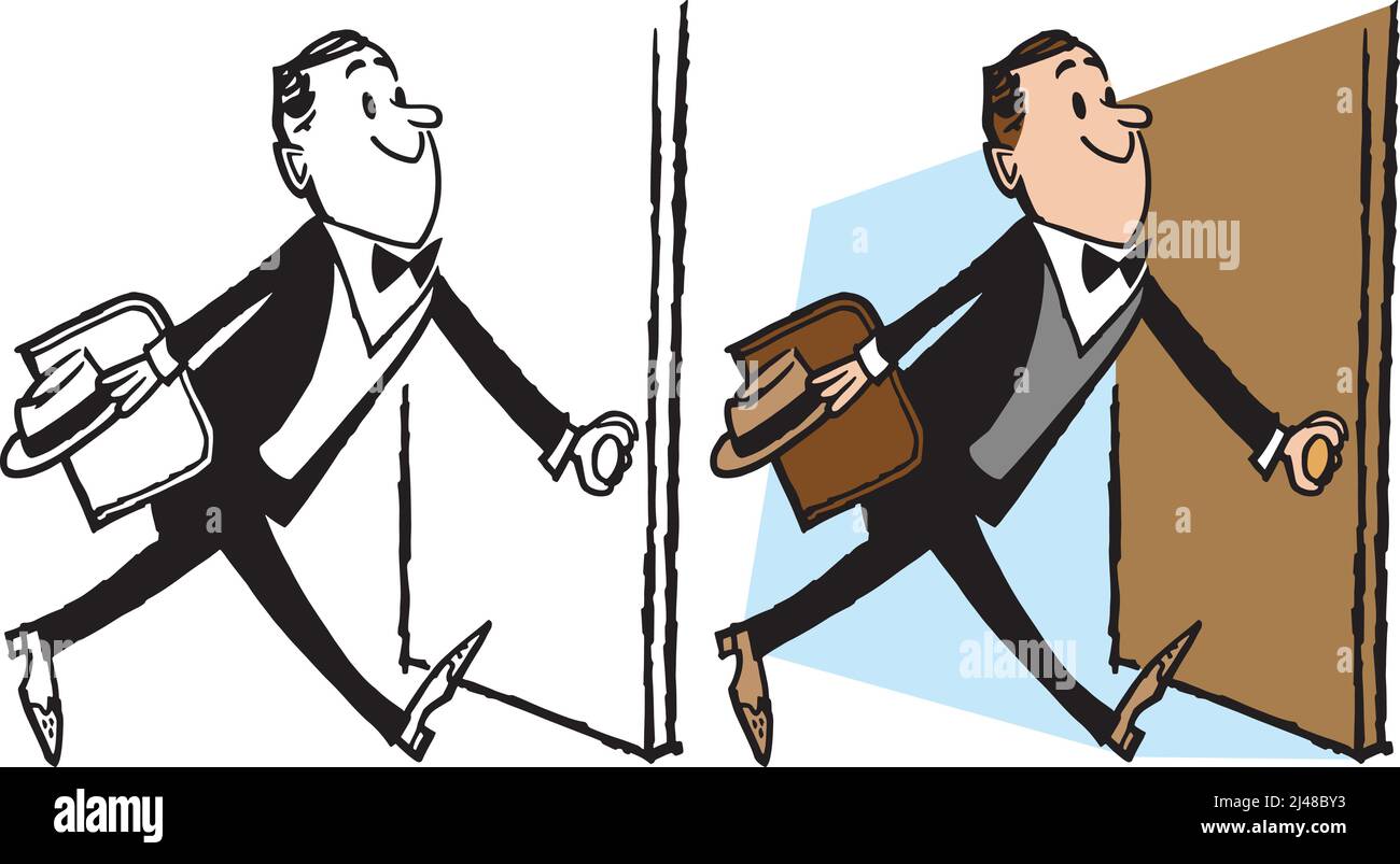 Cartoon door hi-res stock photography and images - Alamy
