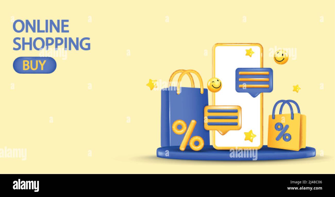 Minimal abstract background for online and shopping concept. Vector ...