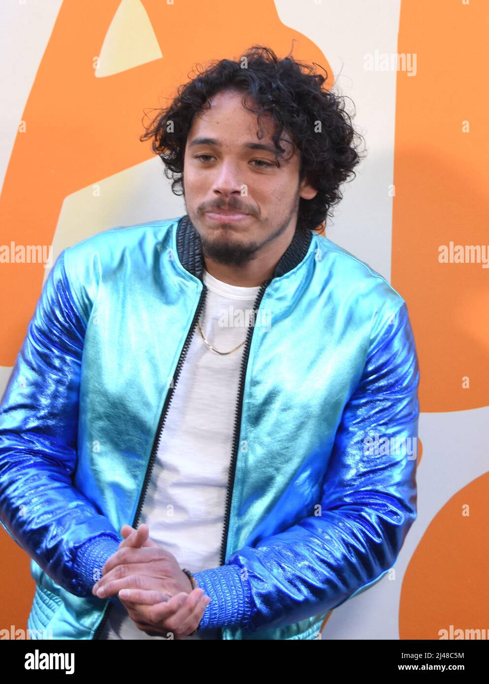 Los Angeles, California, USA 12th April 2022 Actor/Singer Anthony Ramos ...