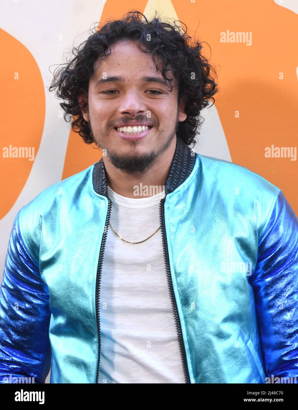 Los Angeles, California, USA 12th April 2022 Actor/Singer Anthony Ramos ...