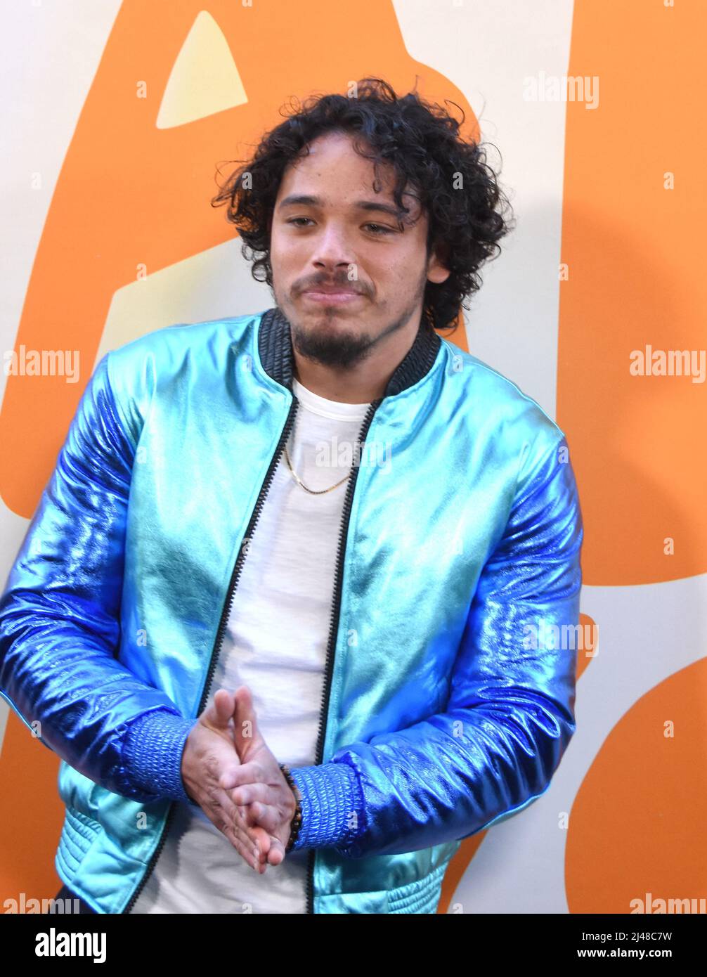 Los Angeles, California, USA 12th April 2022 Actor/Singer Anthony Ramos ...