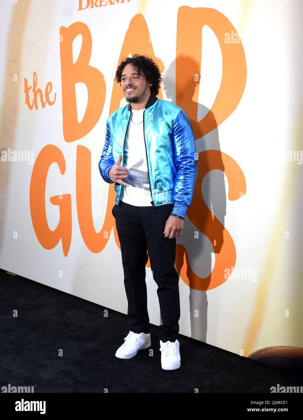 Los Angeles, California, USA 12th April 2022 Actor/Singer Anthony Ramos ...