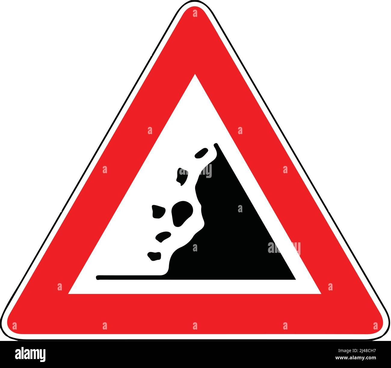 Street DANGER Sign. Road Information Symbol Stock Vector Image & Art ...