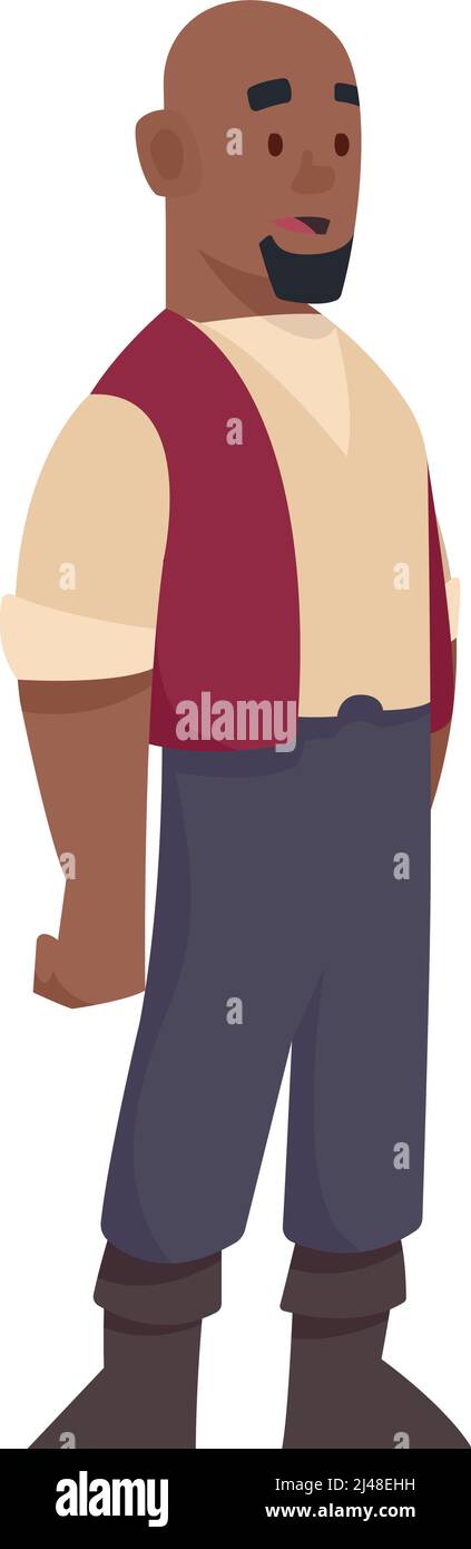 afro pirate standing Stock Vector Image & Art - Alamy