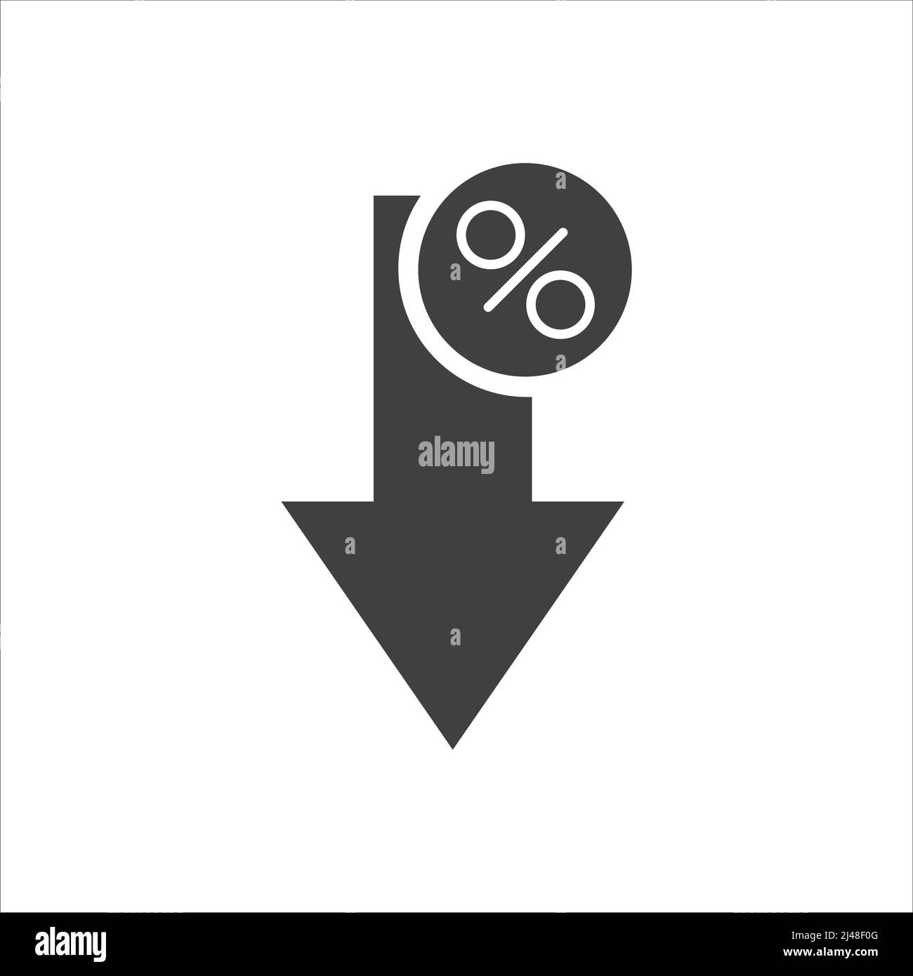Percentage symbol with arrow Black and White Stock Photos & Images - Alamy