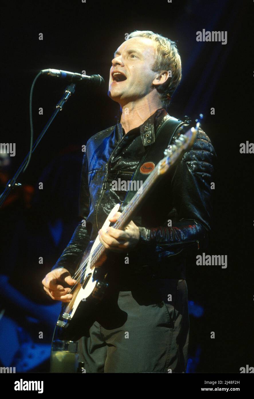 LOS ANGELES, CA - Sting in concert in October 1999 at the Universal ...