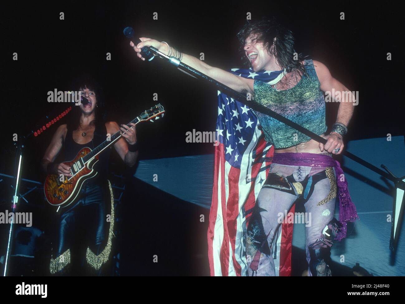 LOS ANGELES, CA - Richie Sambora, Jon Bon Jovi and Alec John Such of ...