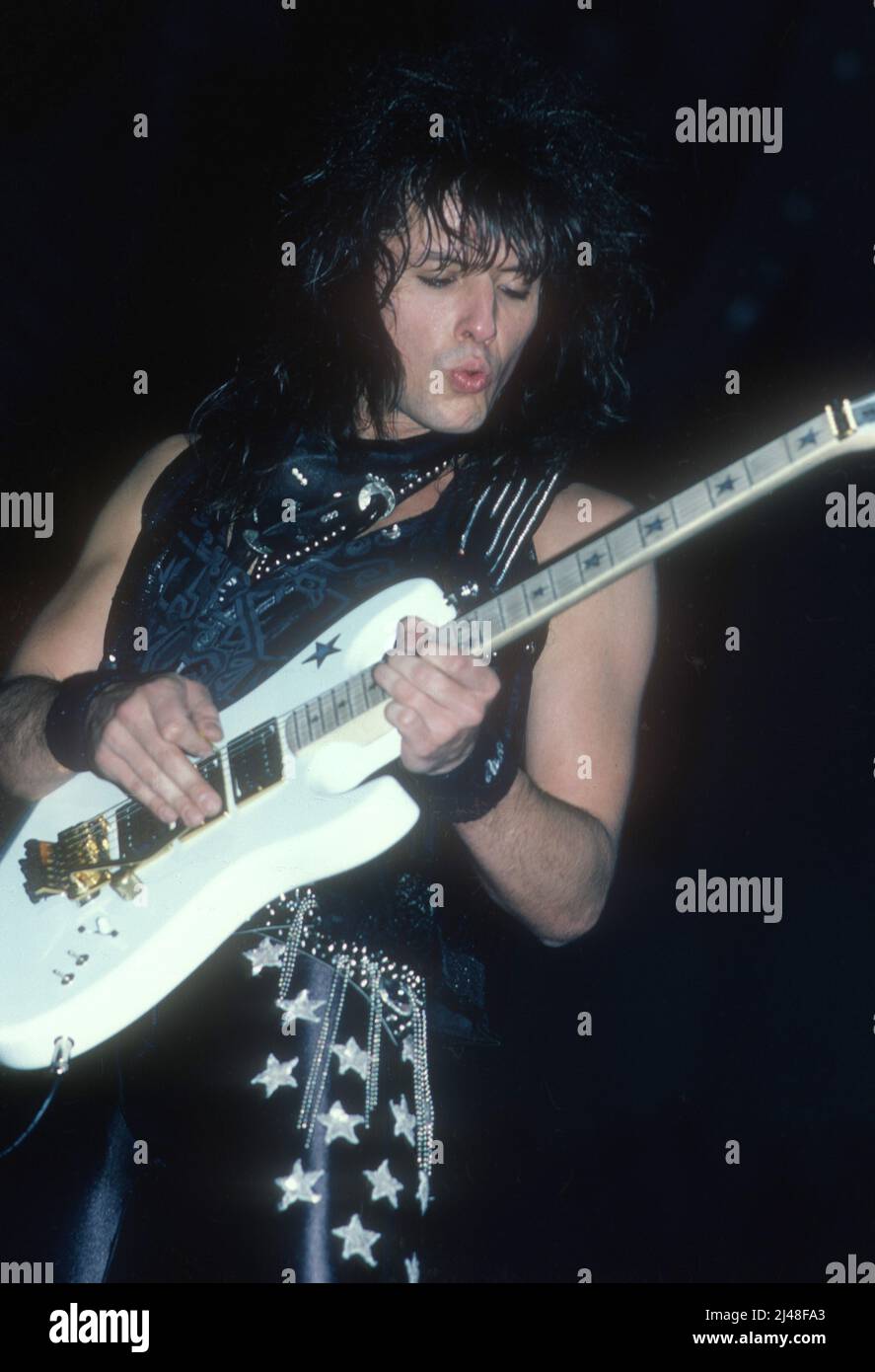 LOS ANGELES, CA - Bon Jovi in Concert in 1985 at The Forum in Los ...