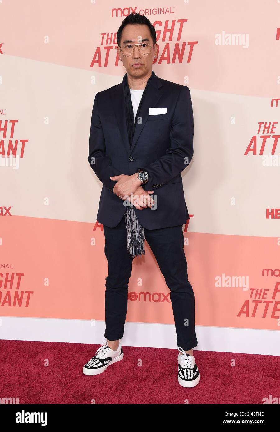 Hollywood, CA, US, 12/04/2022, Bruce Baek arriving to HBO's "The Flight ...