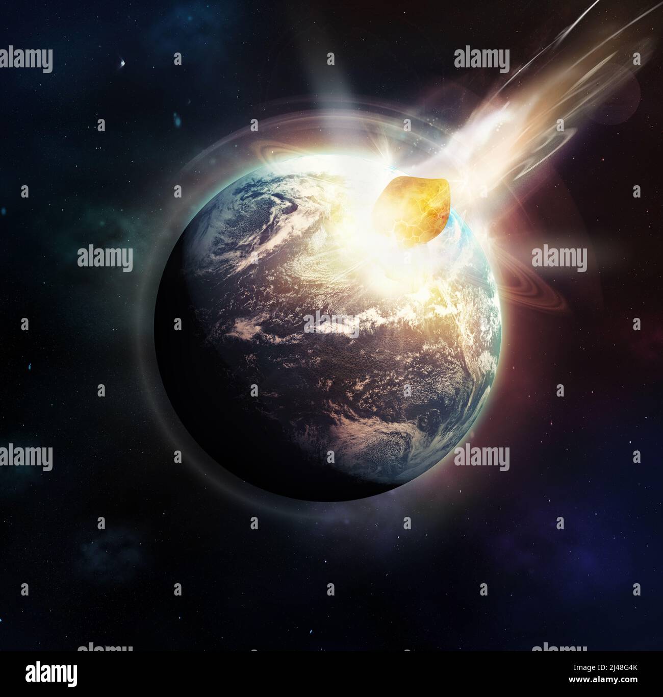 Planet earth from space sunshine hi-res stock photography and images ...