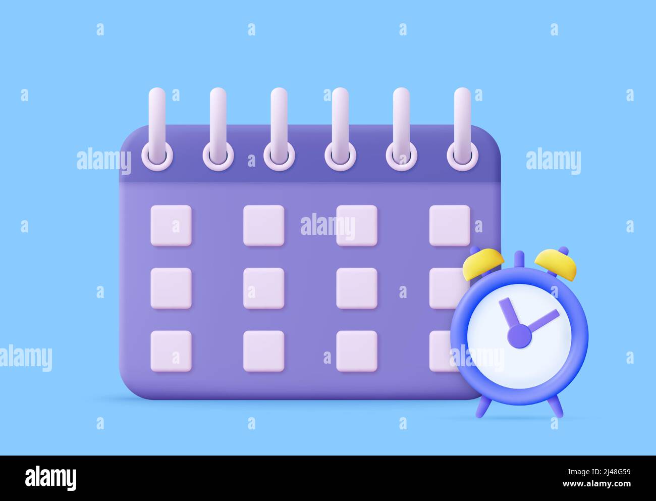 Calendar 3d icon monthly Stock Vector Images - Alamy