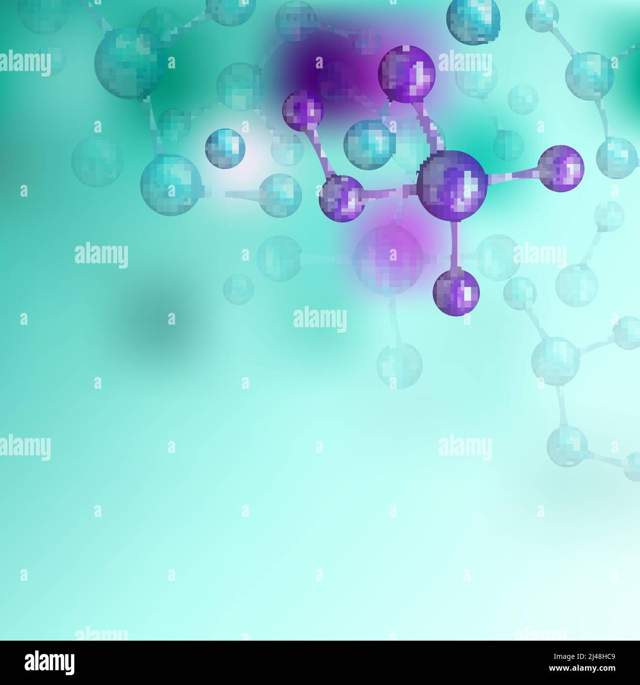 Laboratory decorative composition with color molecule scientific ...