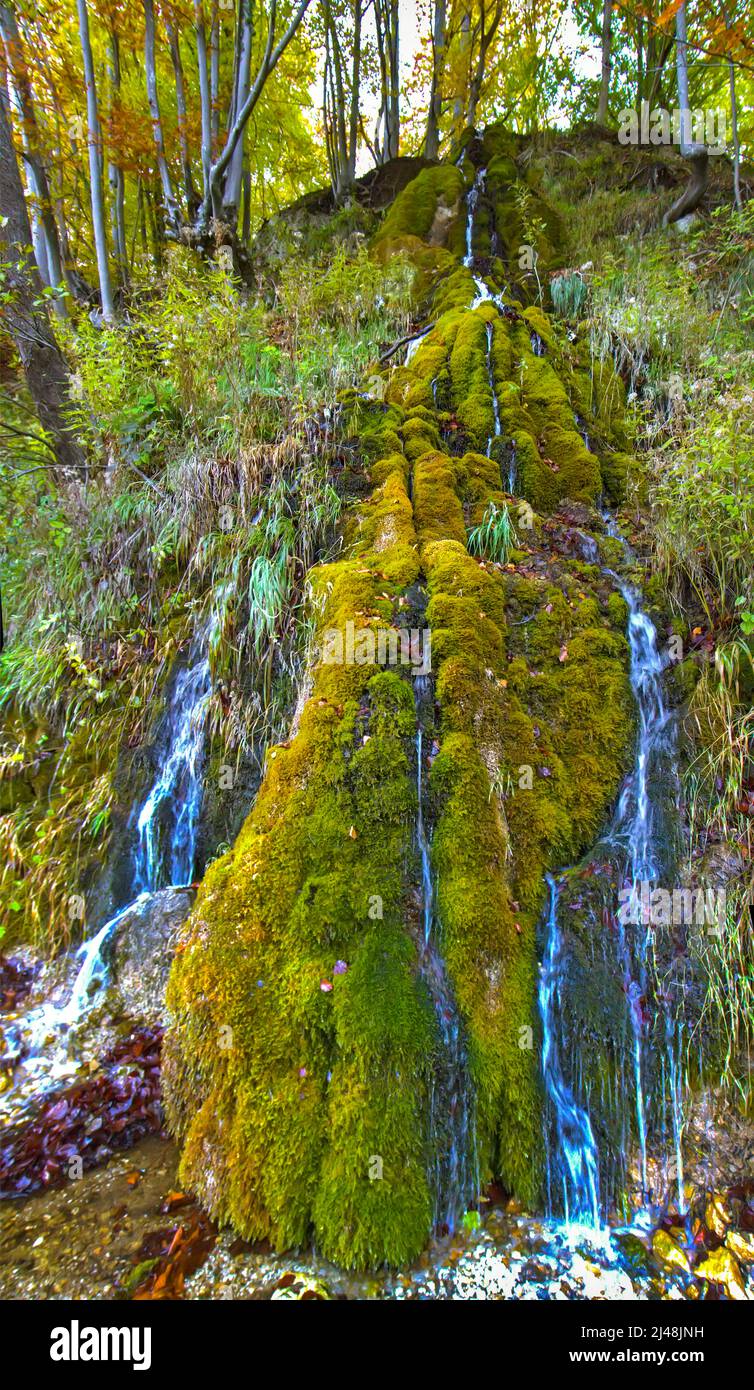 Waterfall Skakavac near Mrkonjic grad, Bosnia and Herzegovina Stock ...