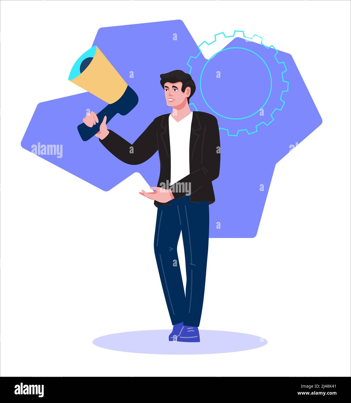 Advertising networks Stock Vector Images - Alamy