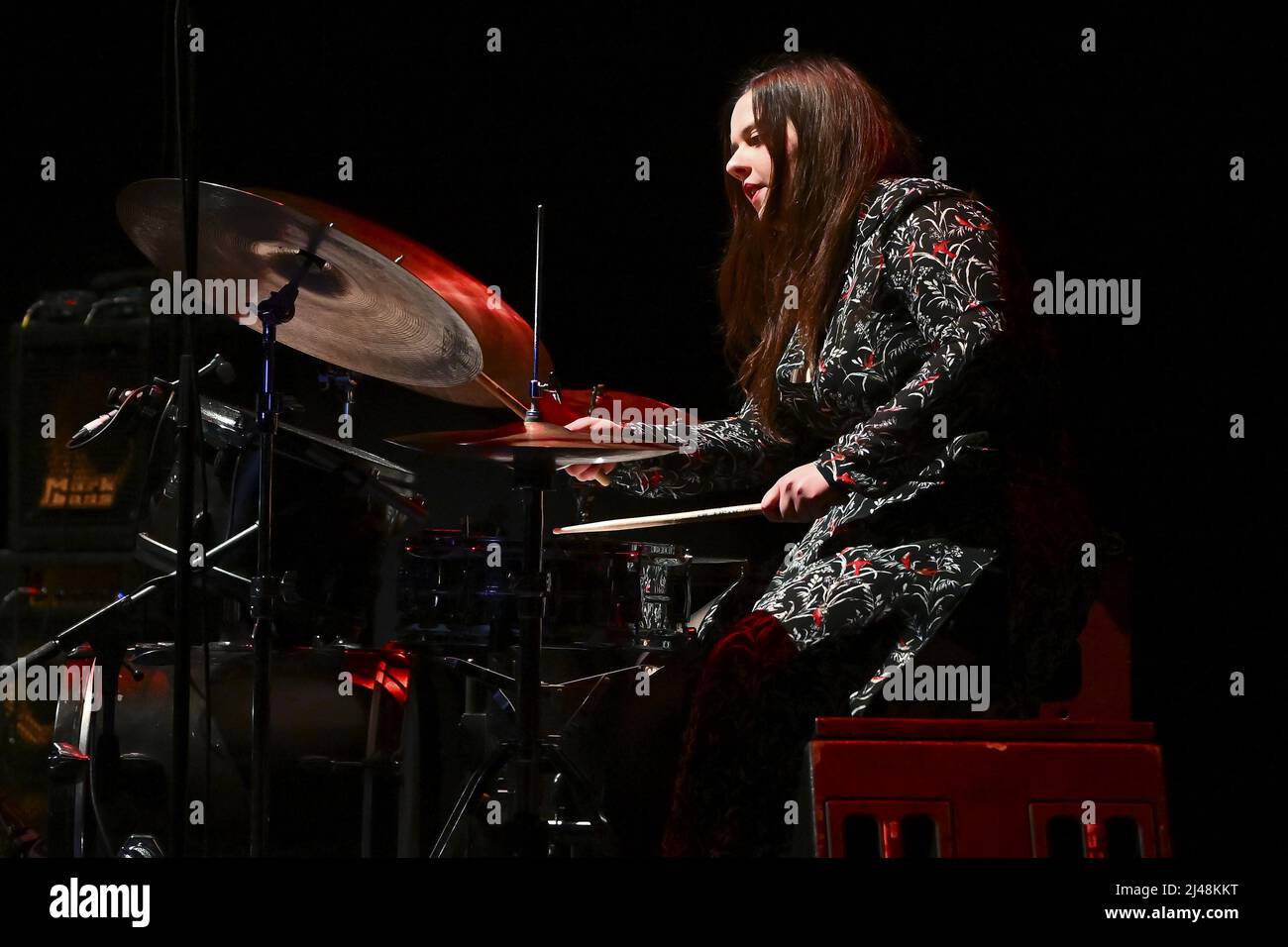 Rome, Italy. 12th Apr, 2022. Evita Polidoro during the Concert of Dee ...