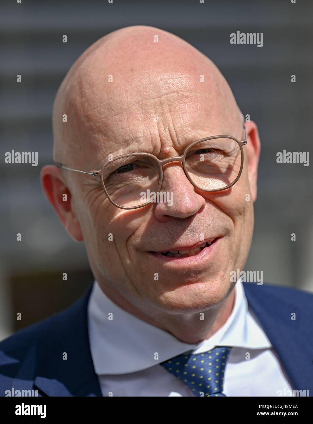 Darmstadt, Germany. 12th Apr, 2022. Rolf Densing, Director of Mission ...