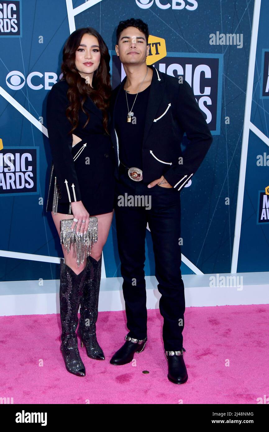 11 April 2022 - Nashville, Tennessee - Alex Georgia, Kat Luna. 2022 CMT ...