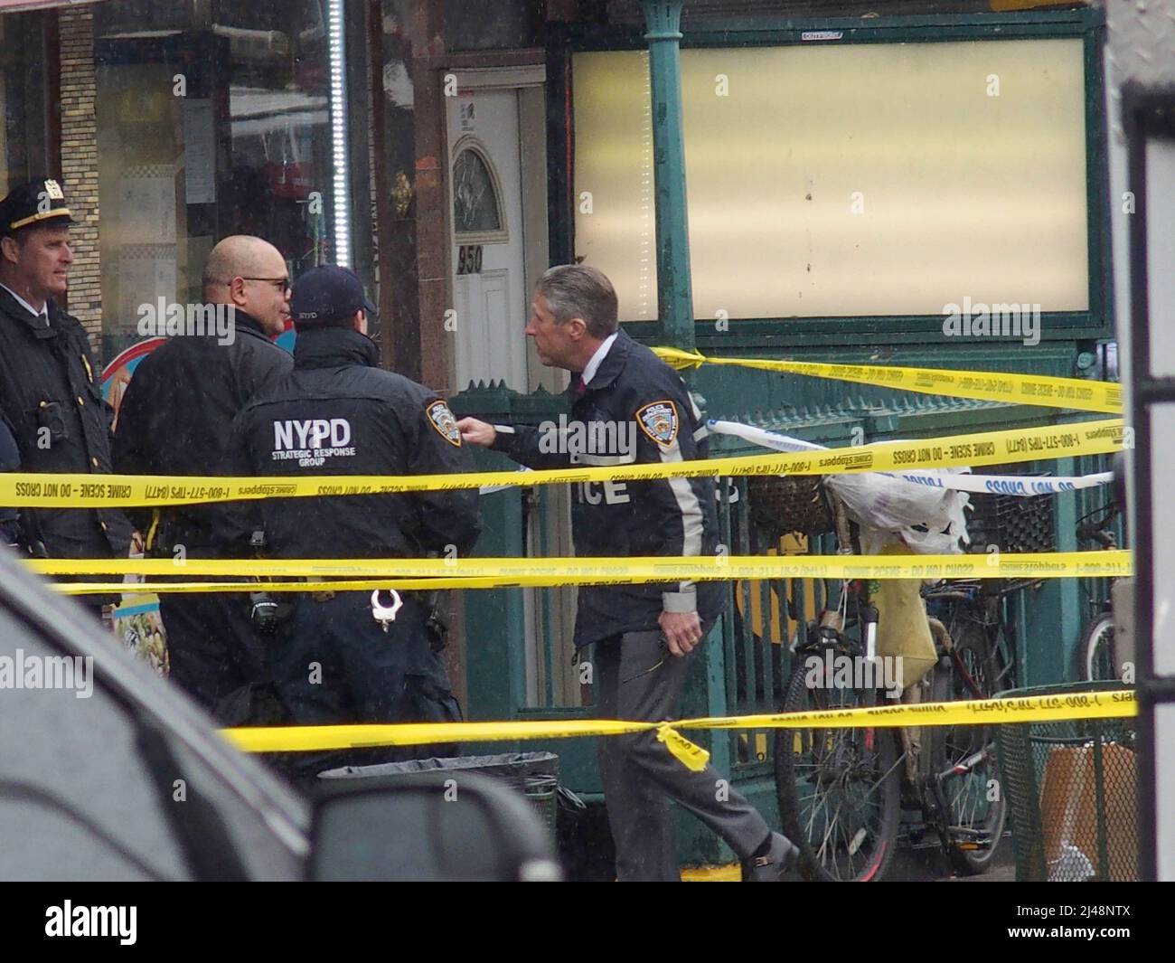 Brooklyn, New York, USA. 12th Apr, 2022. Mass shooting on New York City ...