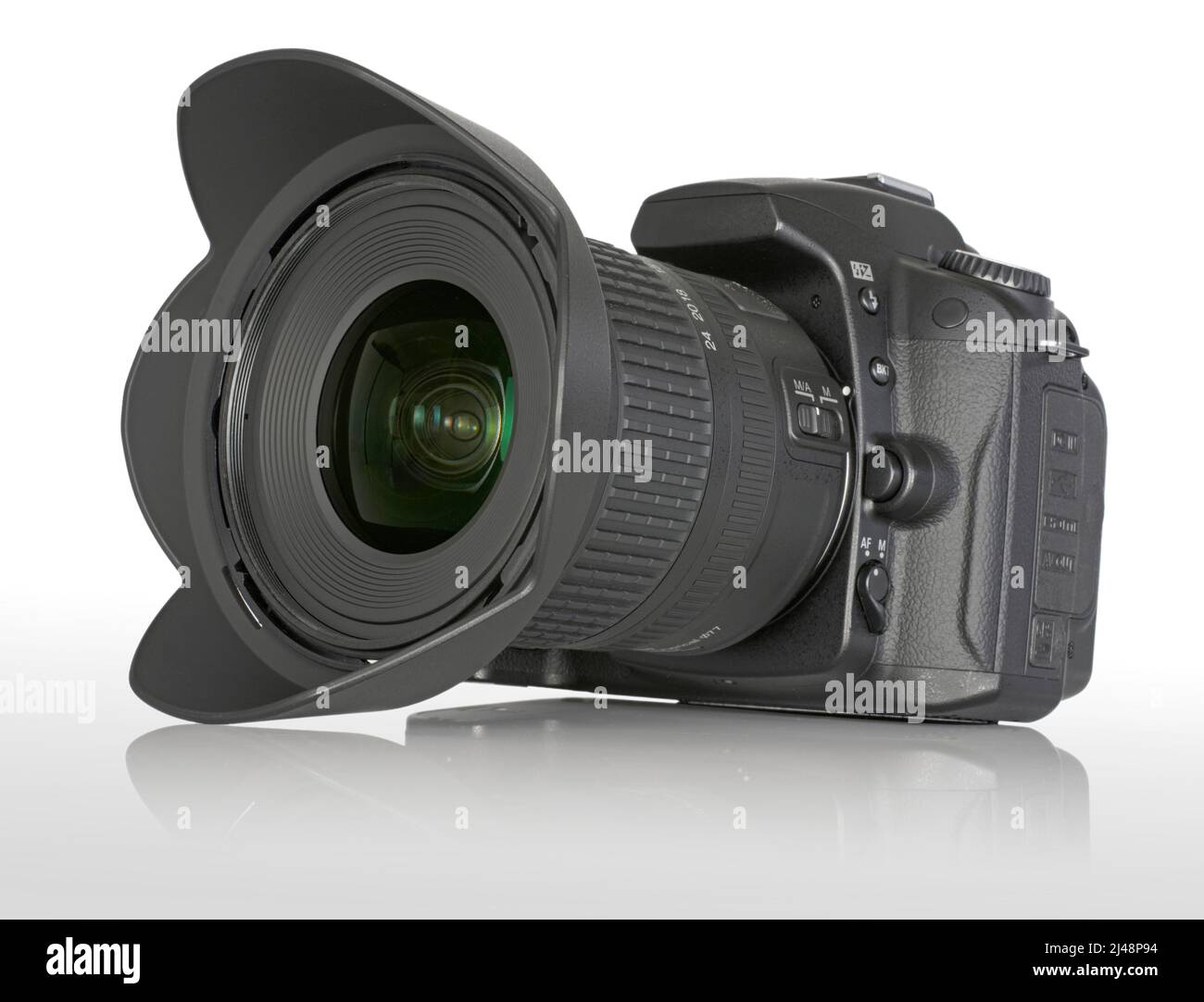 Modern DSLR camera Stock Photo - Alamy