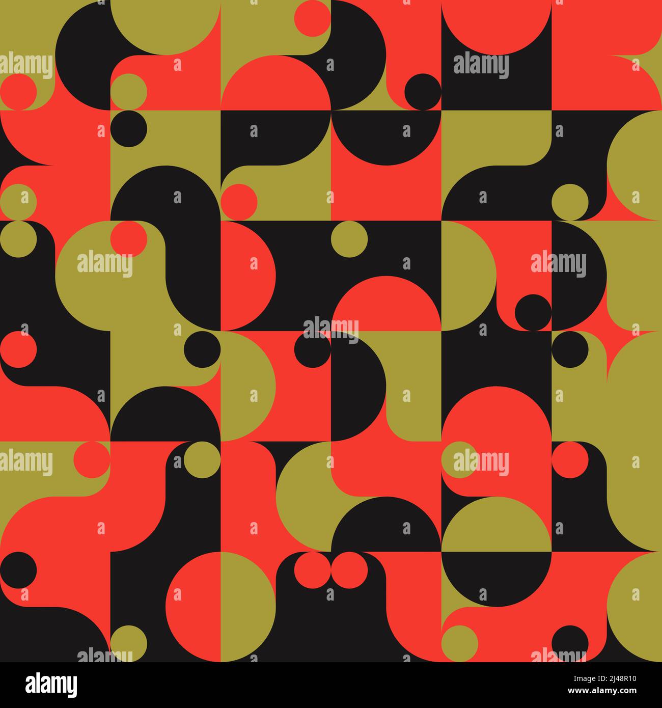 Decorative Art inspired by Mid Century movement design made with ...