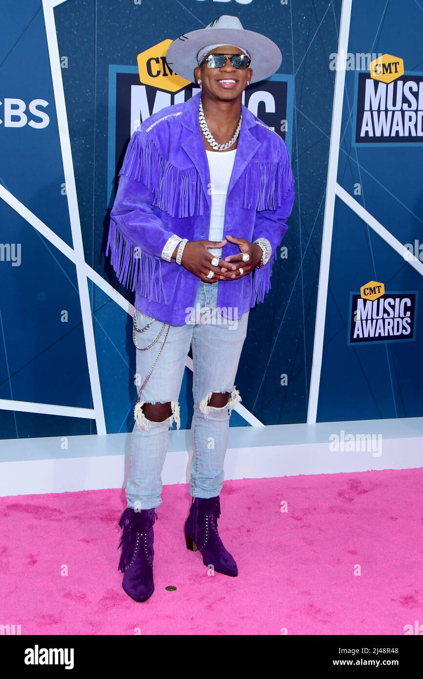 11 April 2022 - Nashville, Tennessee - Jimmie Allen. 2022 CMT Music ...