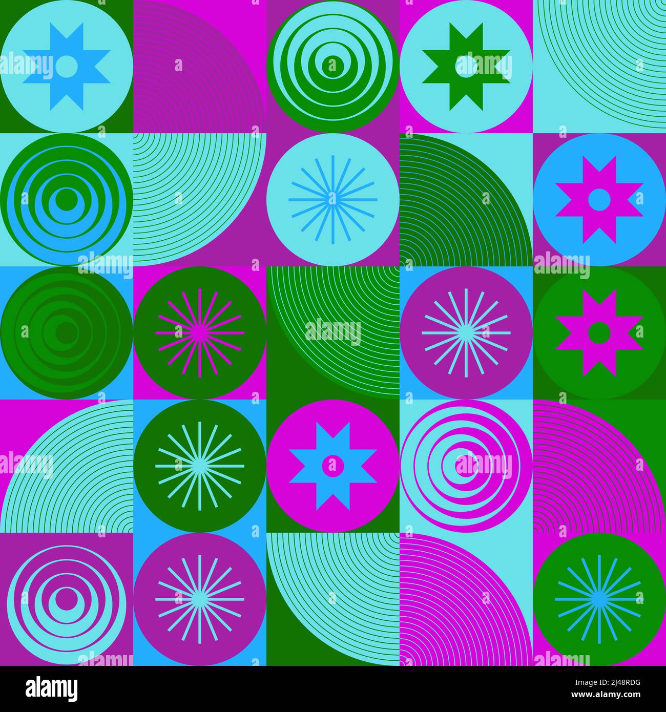 Abstract pattern graphics design inspired by postmodern aesthetics arts ...