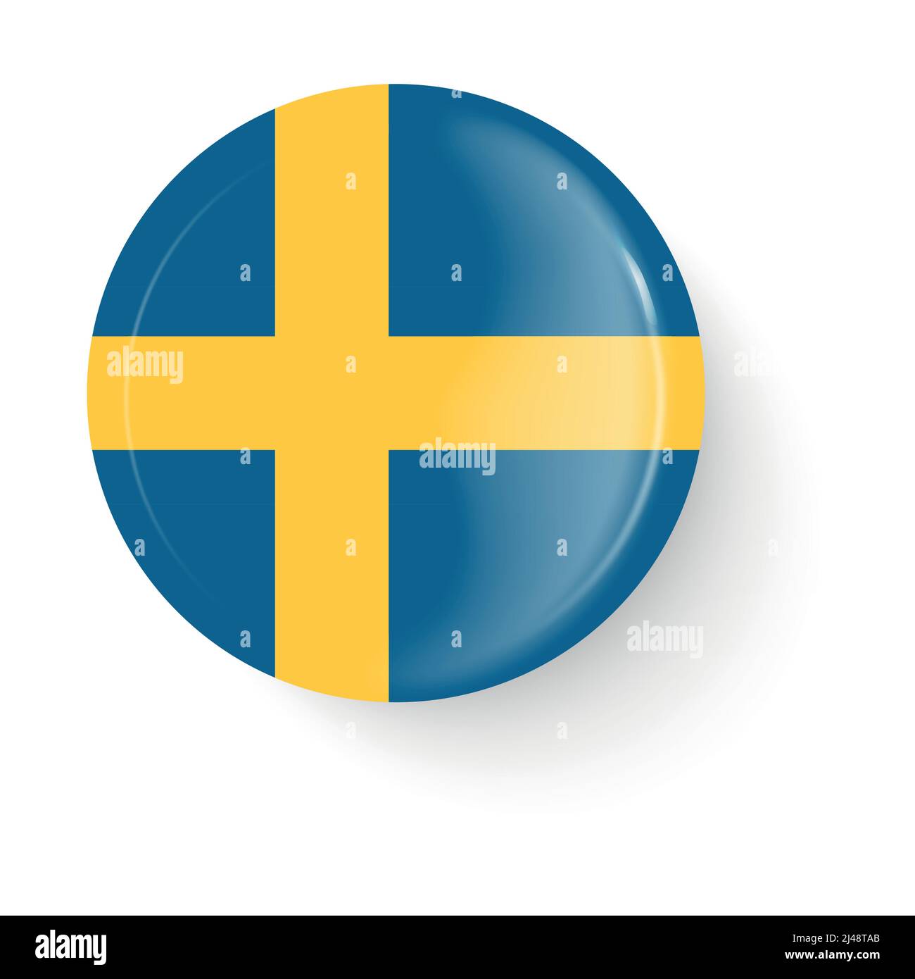 Sweden flag view Cut Out Stock Images & Pictures - Alamy