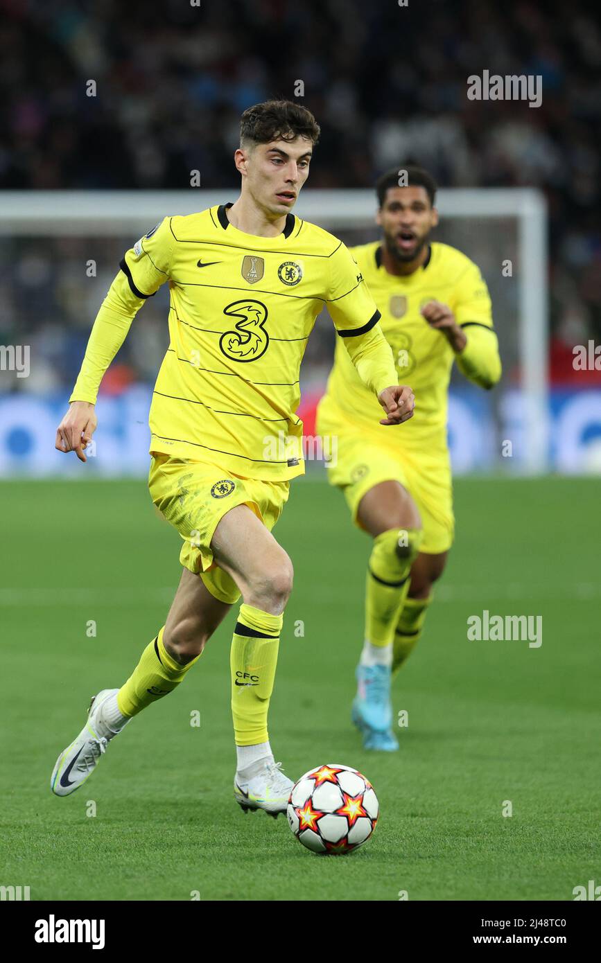 Kai Havertz of Chelsea during the UEFA Champions League, Quarter-finals ...