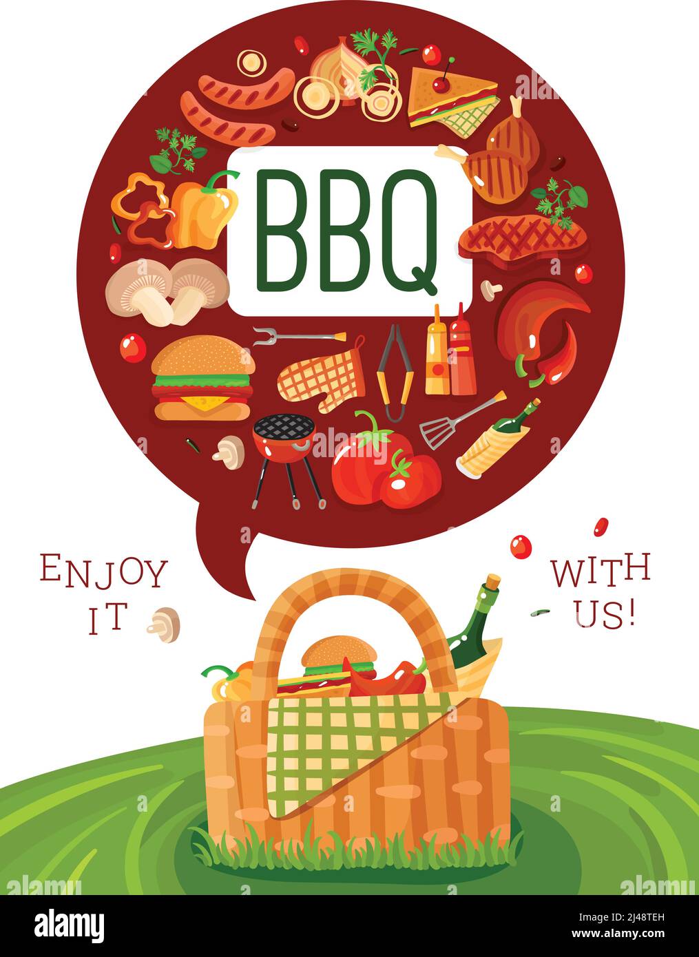 Bbq Picnic Vector