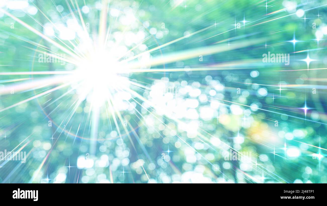 New green and backlight image Stock Photo - Alamy