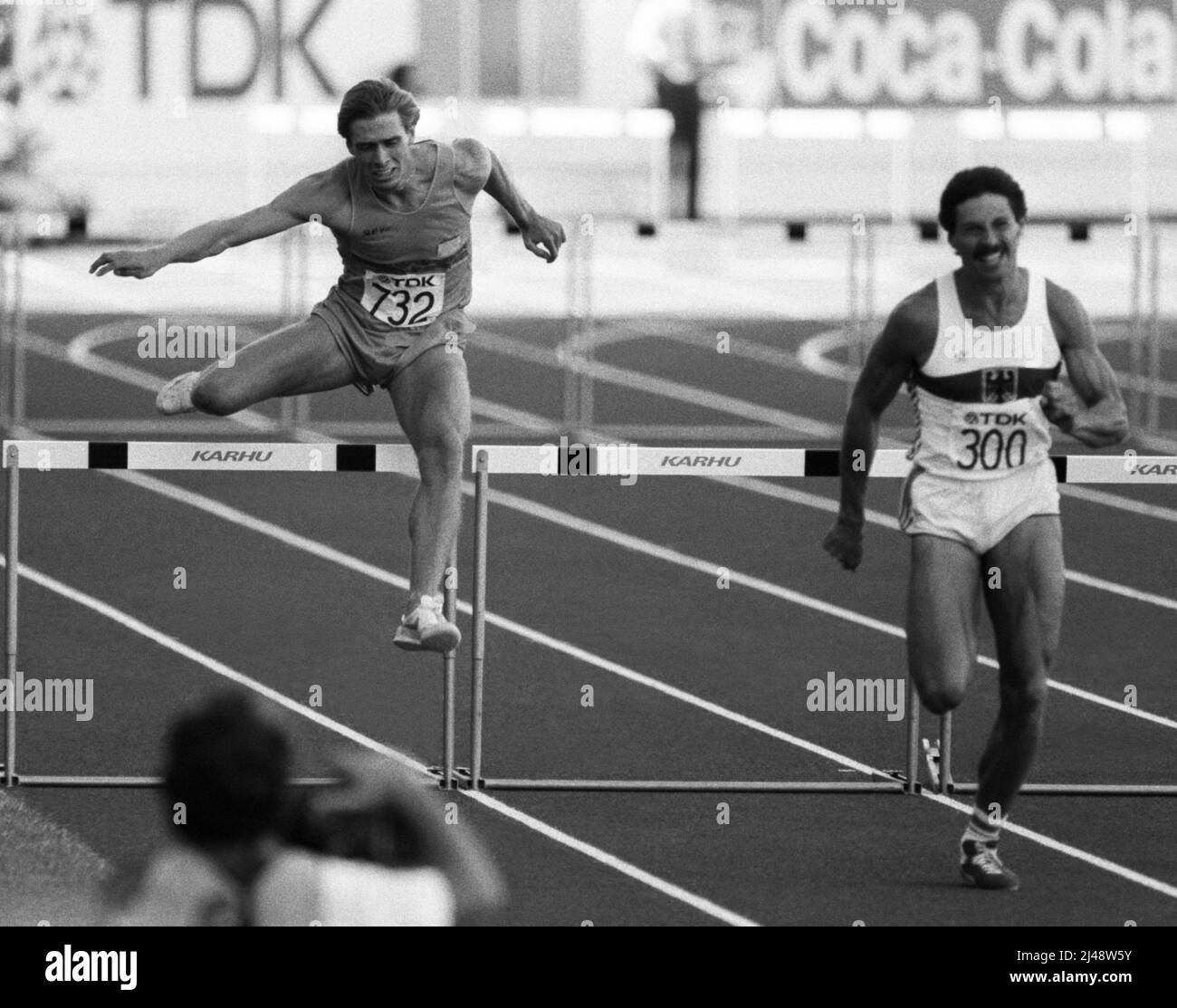 SVEN NYLANDER Sweden 400m hurdle Harald Schmid Ger / 300/athlete at ...