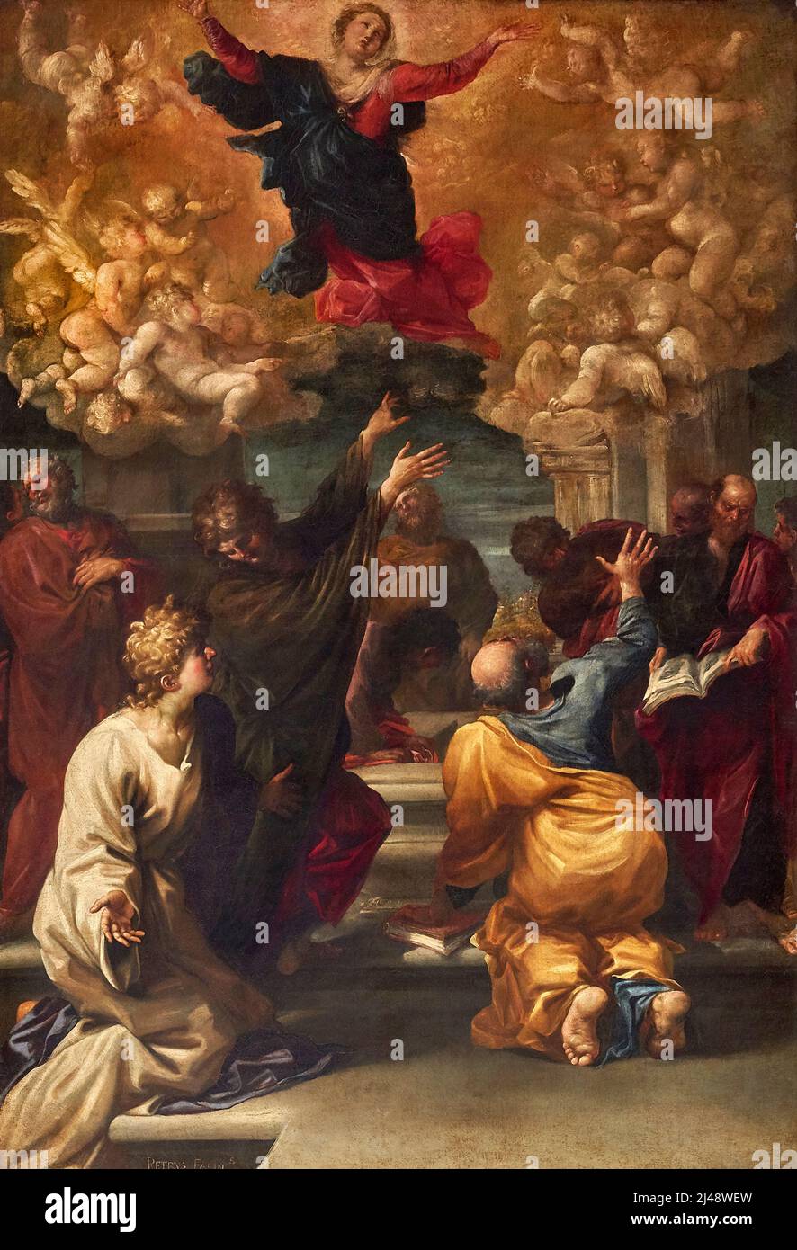 Assunzione della Vergine - olio su tela - Pietro Faccini - 1601 ...