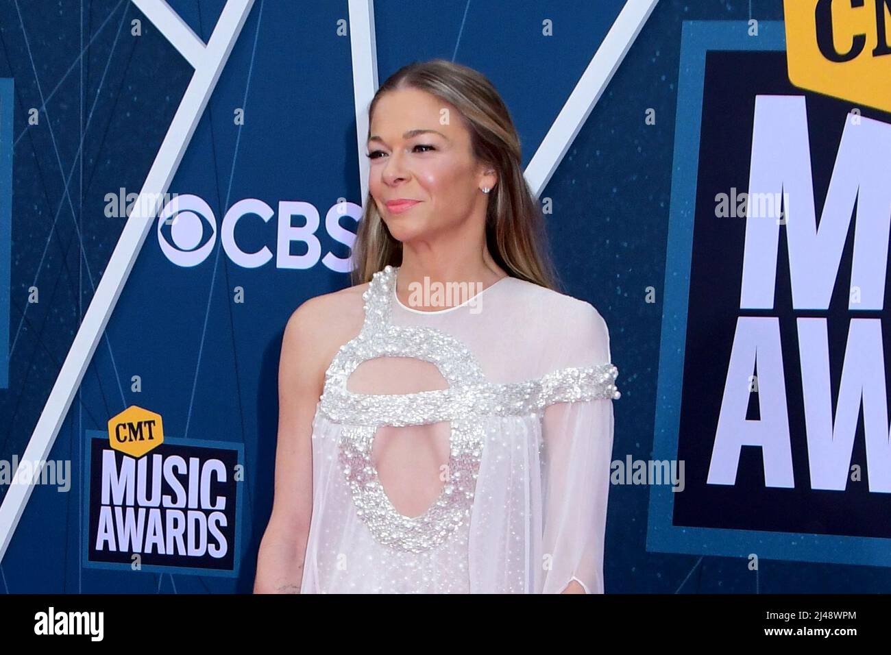 11 April 2022 - Nashville, Tennessee - LeAnn Rimes. 2022 CMT Music ...
