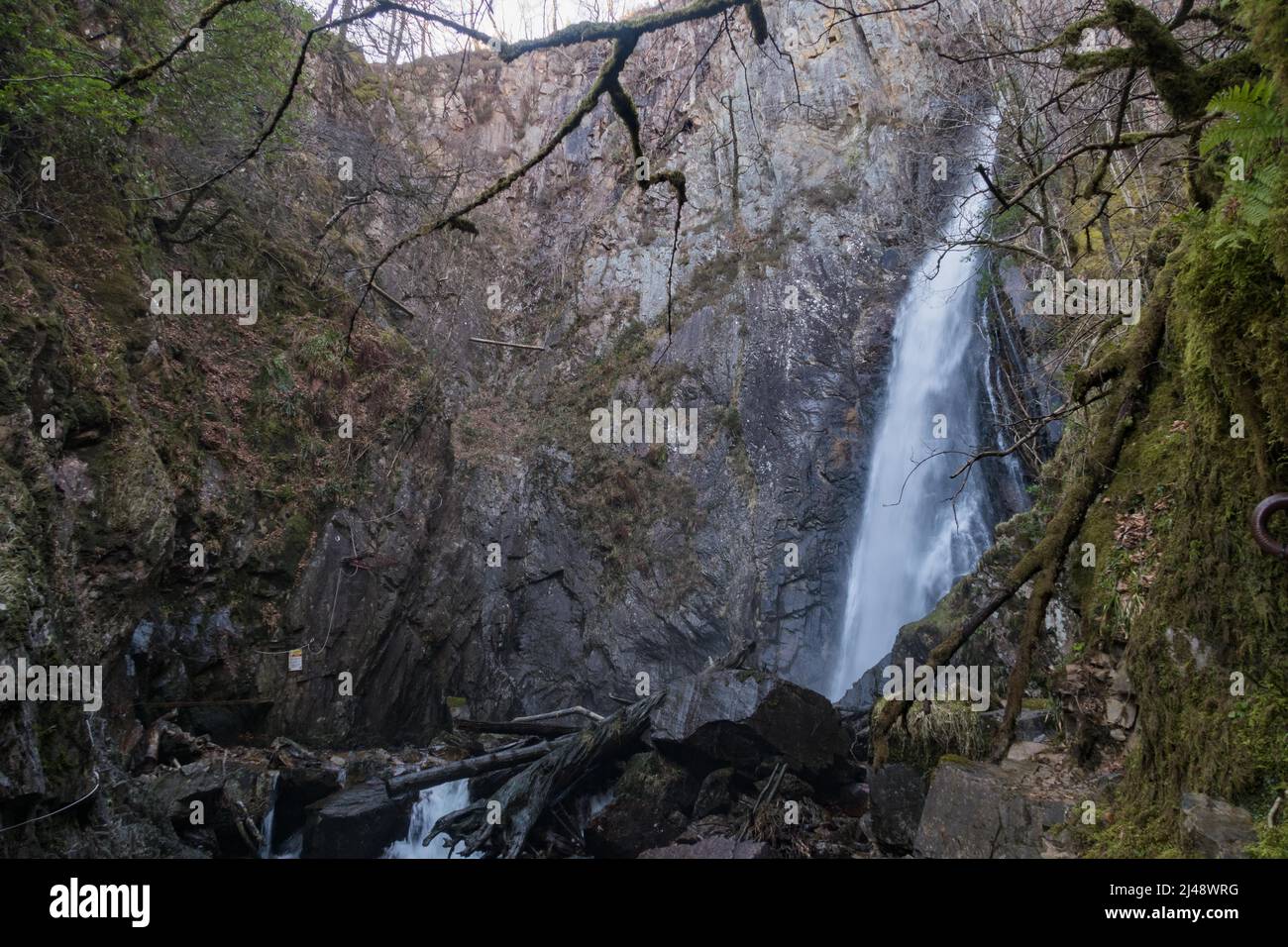 Grey mares tail waterfall scotland hi-res stock photography and images ...