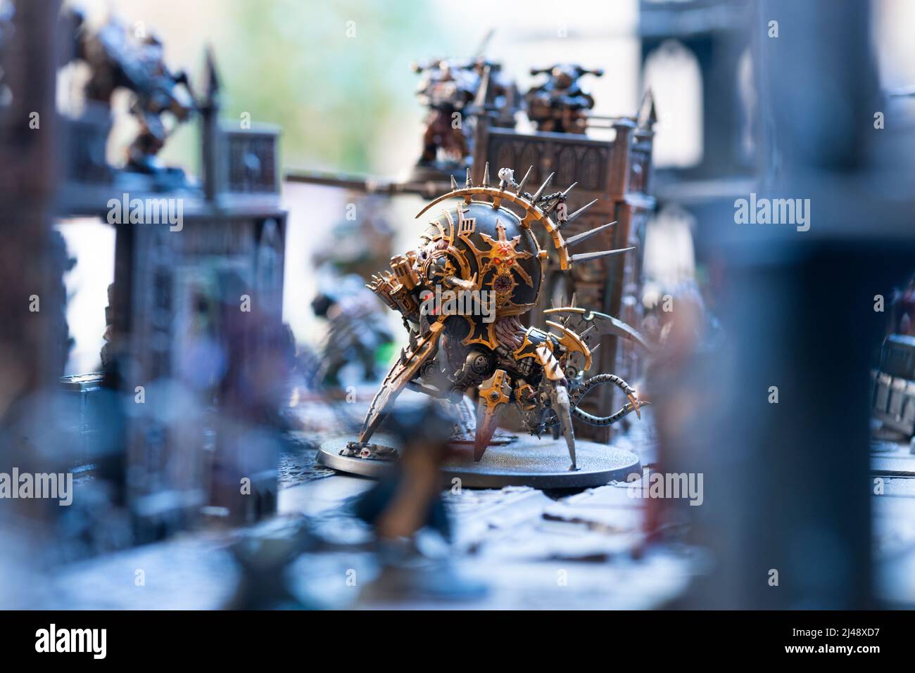 Set of Playing Action Figures, Warhammer 40,000 Miniature Figure Stock ...