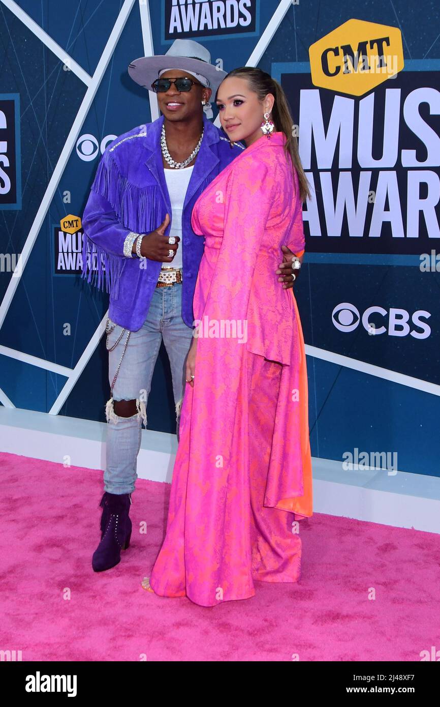 11 April 2022 - Nashville, Tennessee - Jimmie Allen, Alexis Gale. 2022 ...