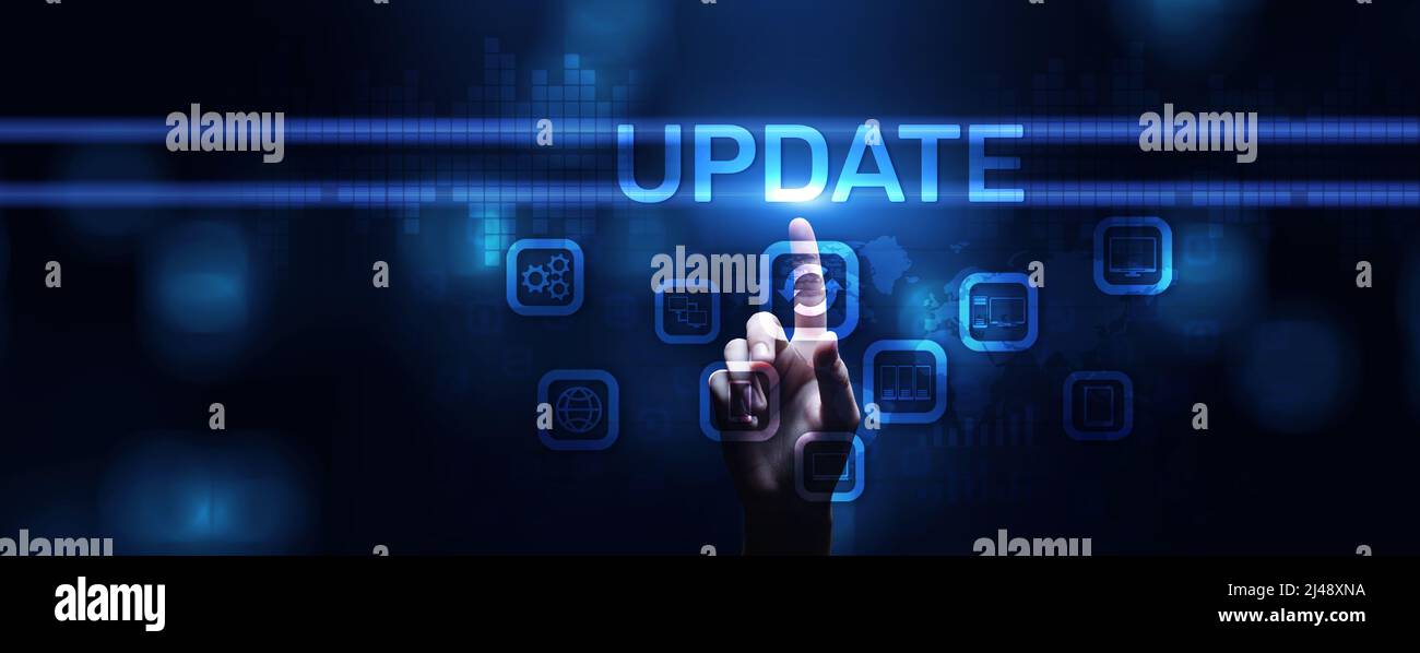 Update software system upgrade download new version internet technology ...
