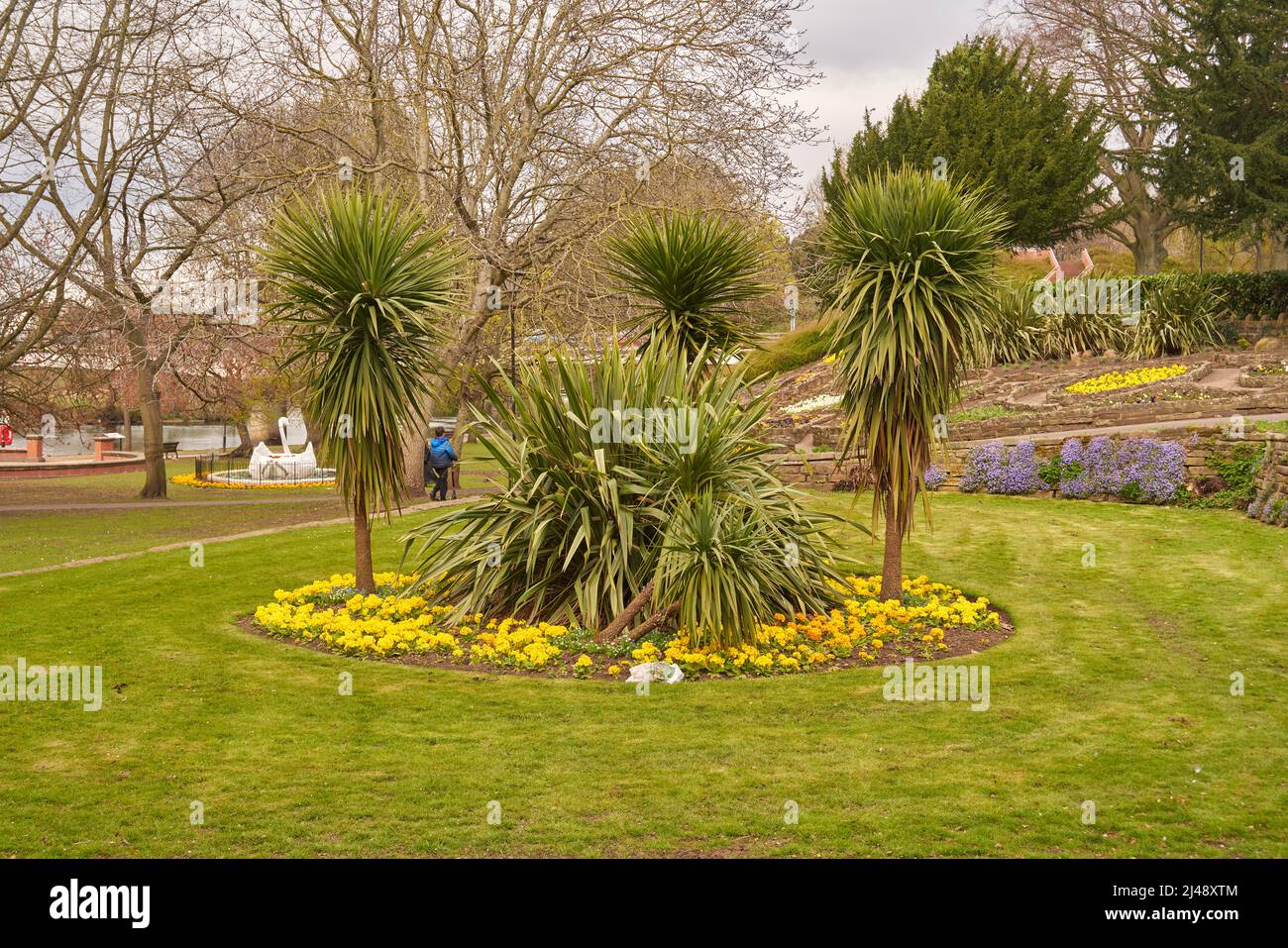 Stapenhill Gardens in Burton upon Trent, Staffordshire, UK Stock Photo ...