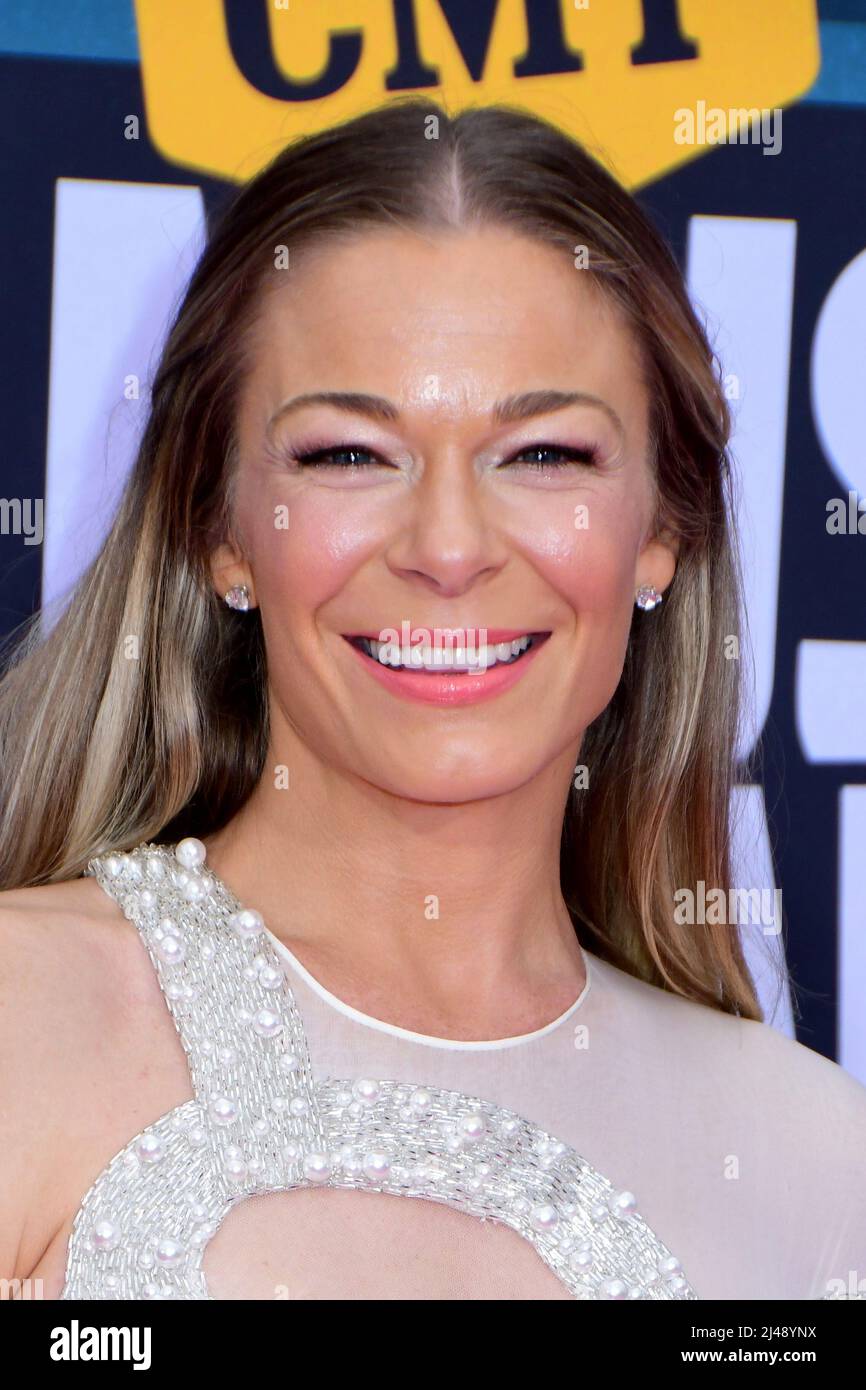 11 April 2022 - Nashville, Tennessee - LeAnn Rimes. 2022 CMT Music ...