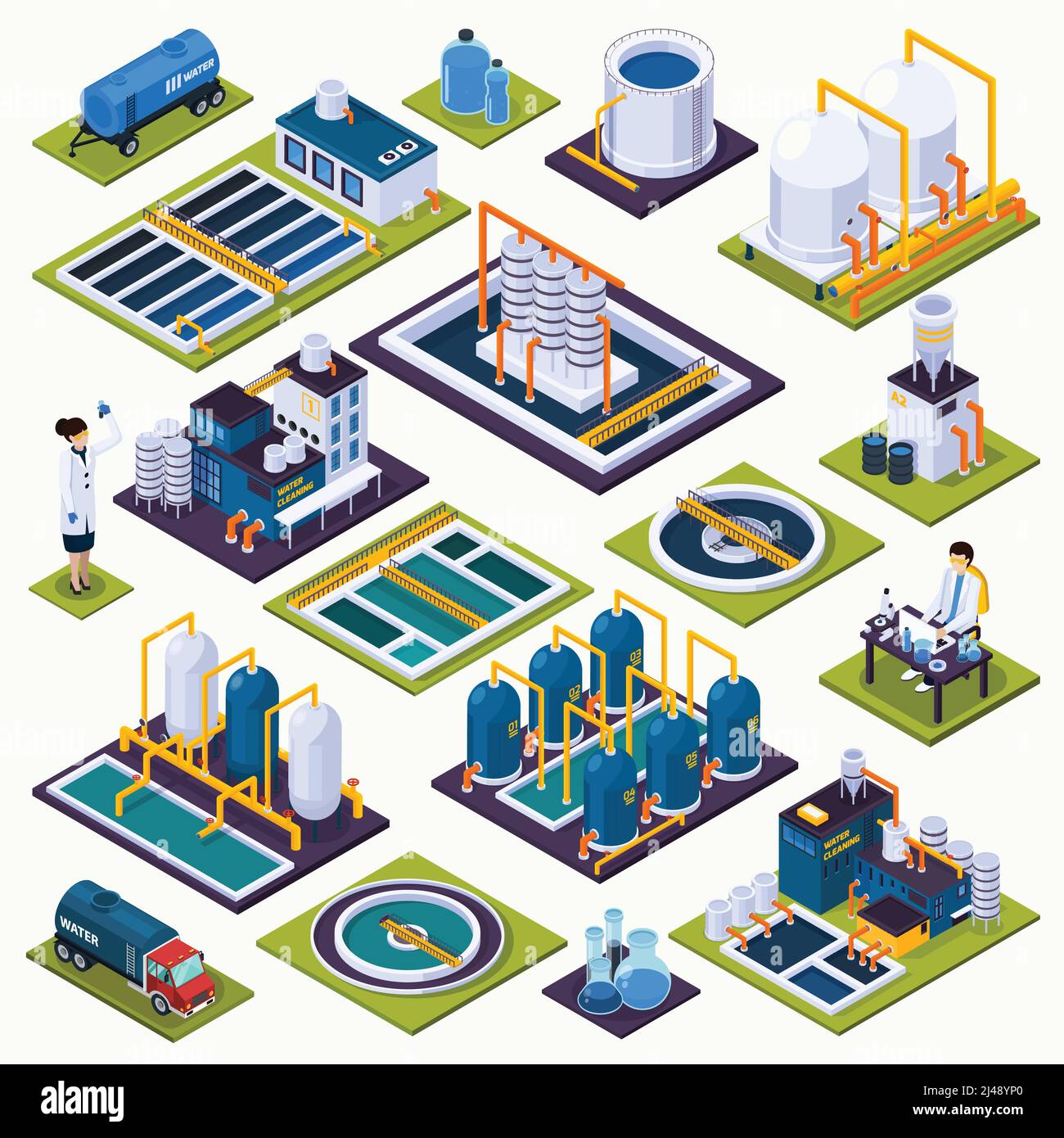 Laboratory cleaning station Cut Out Stock Images & Pictures - Alamy