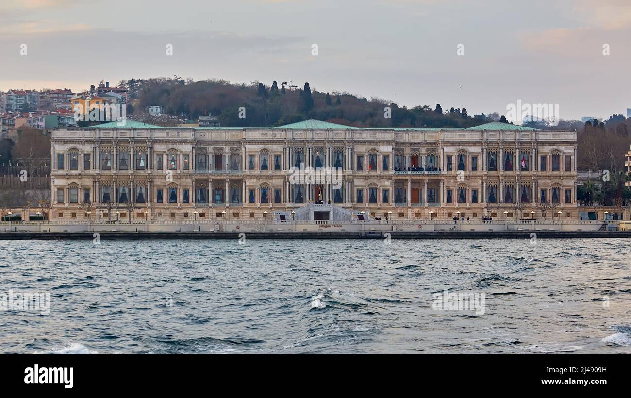 Ciragan Palace in Istanbul Stock Photo - Alamy