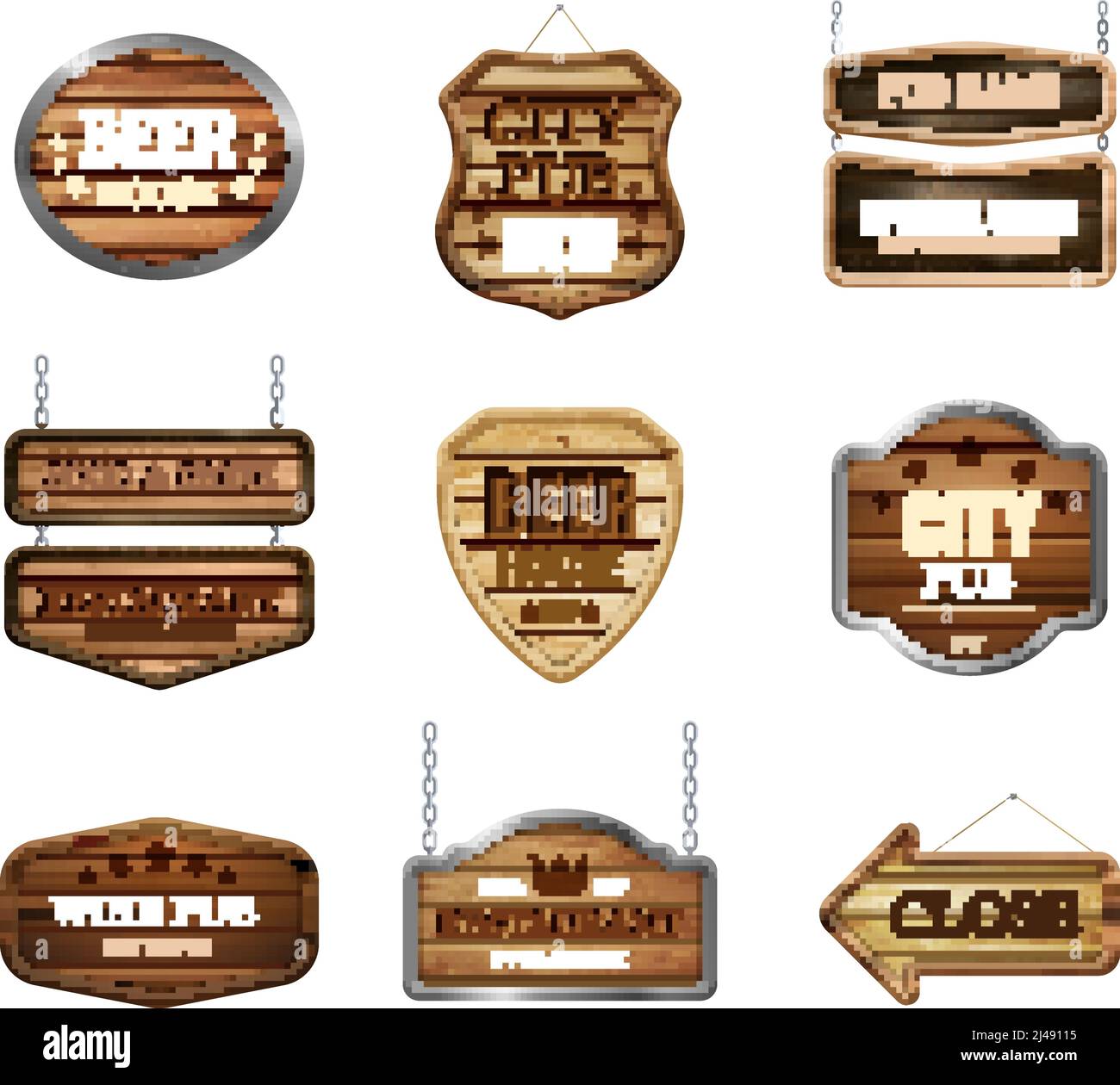 Hanging pub signboard Stock Vector Images - Alamy